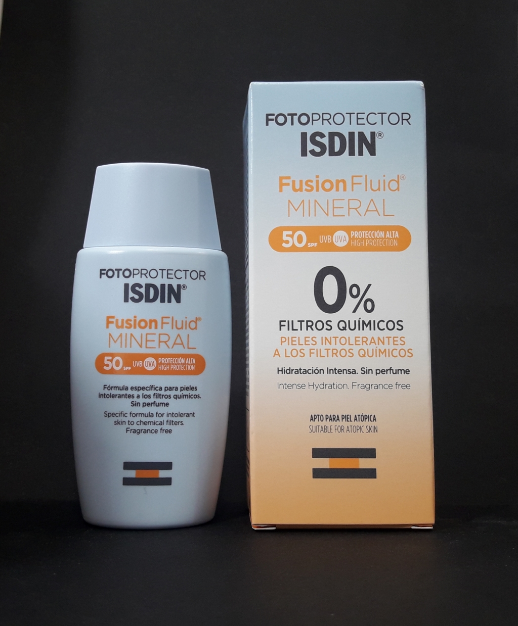 FOTOPROTECTOR ISDIN FUSION FLUID MINERAL 50+ 50 ML : Farmacia Almajano