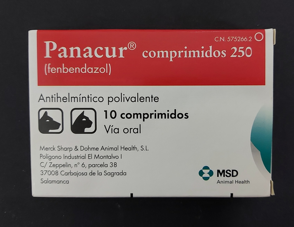 PANACUR 250 MG 10 COMPRIMIDOS : Farmacia Almajano